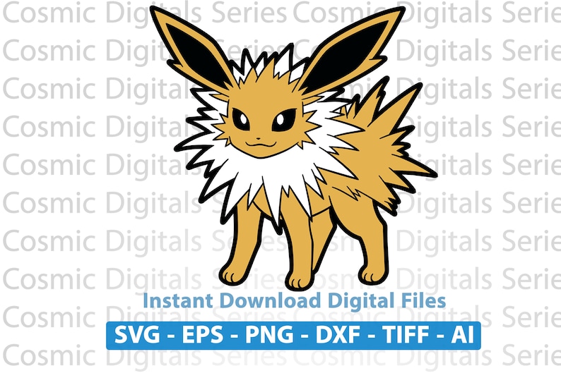 Jolteon Svg, Jolteon Png, Pokemon Svg, Jolteon Clipart, Jolteon ...