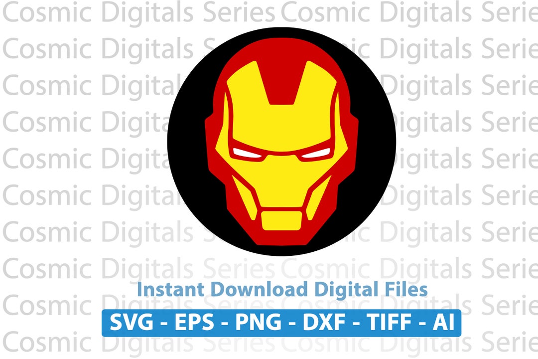 İron Man Logo, İron Man Png, İron Man Svg, İron Man Dxf, İron Man Tif ...