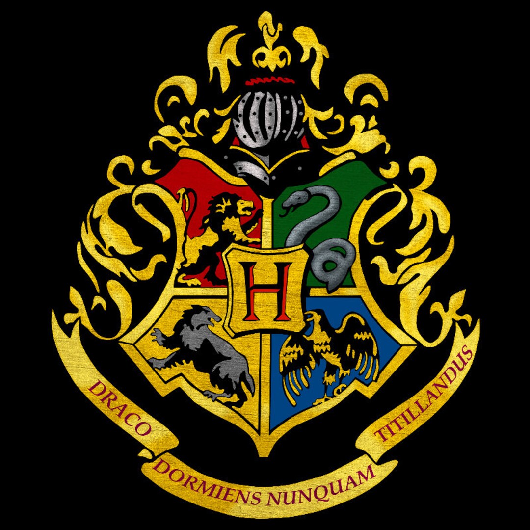 Logotipo de hogwarts símbolo de hogwarts significado de - Etsy México