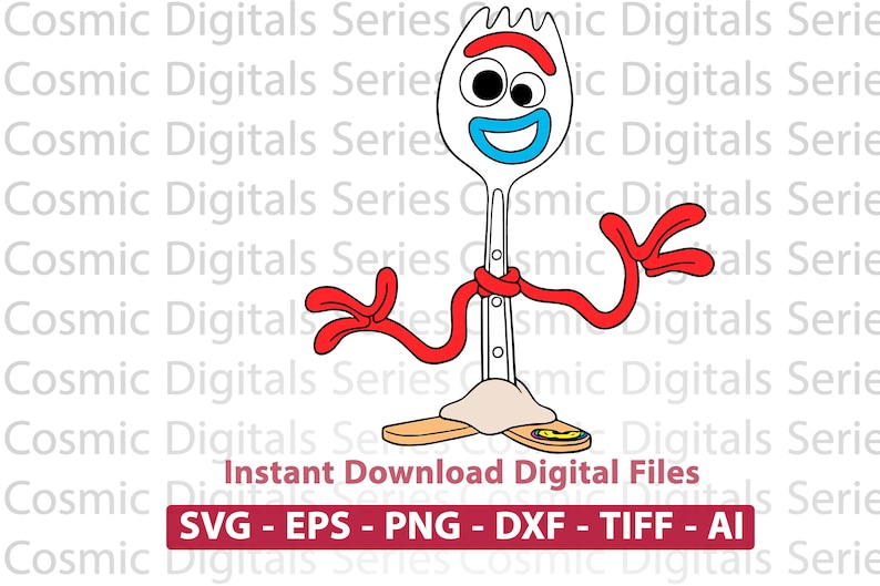 Forky Svg, Toy Story Png, Toy Story Svg, Toy Story Clipart, Toy Story ...