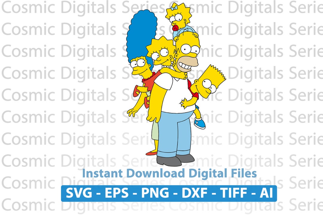 The Simpsons Svg, the Simpsons Png, the Simpsons, Simpsons Family, the ...