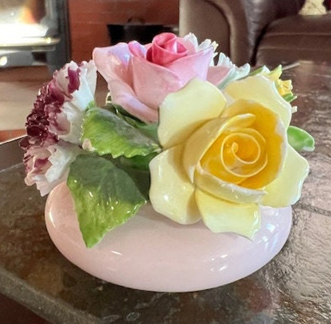 Royal Adderley Floral Bone China Porcelain Flower Bouquet Made in ...