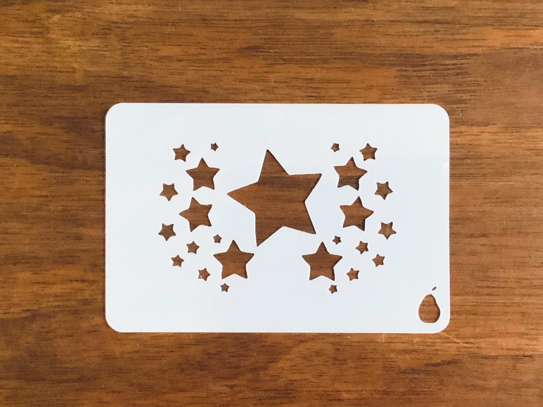 Stars Stencil, Makeup Stencil, Craft Stencils, Custom Stencils - Etsy