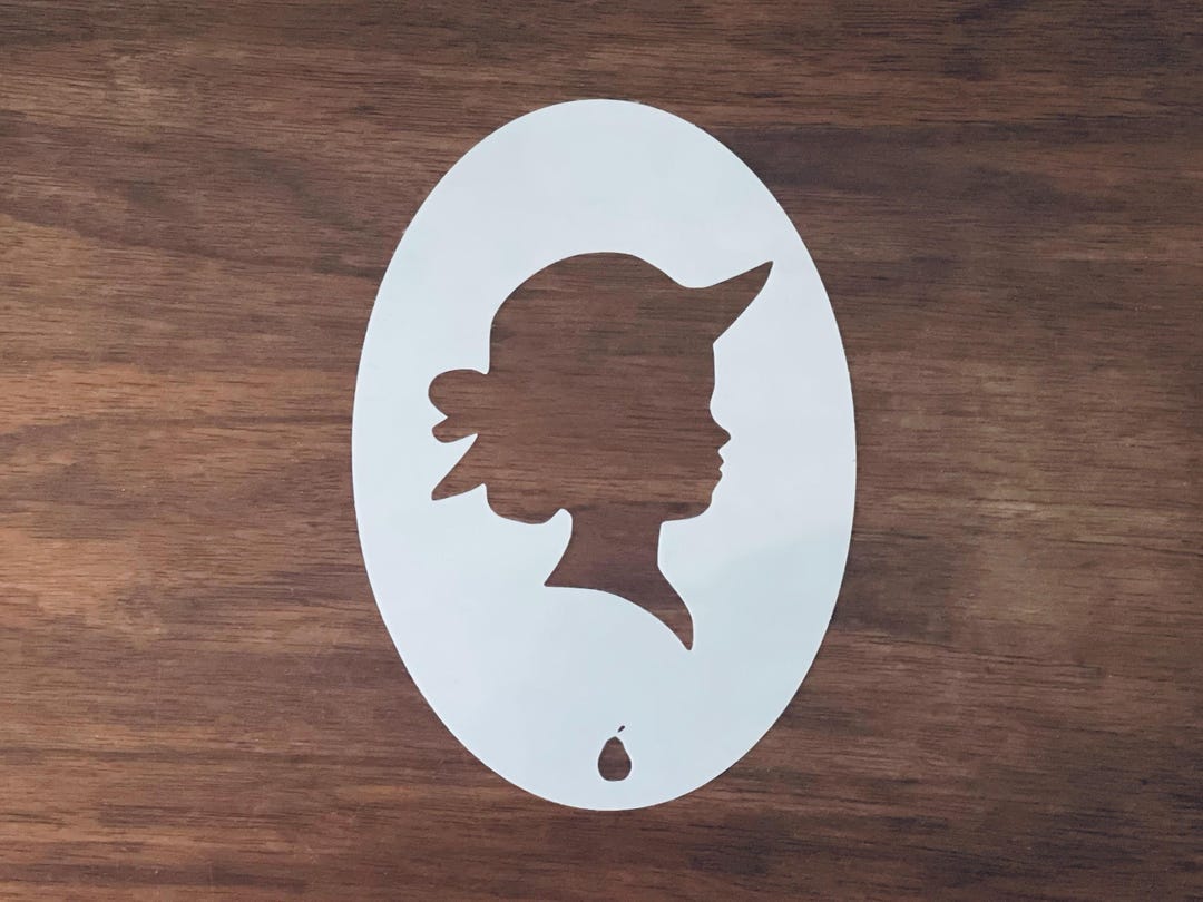 Woman Profile Stencil, Craft Stencils, Custom Stencils - Etsy