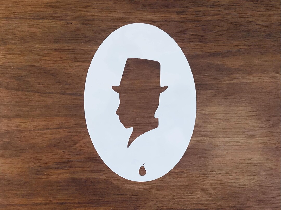 Man Profile Stencil, Handmade Stencils, Custom Stencils - Etsy