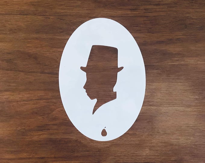 Man Profile Stencil, Handmade Stencils, Custom Stencils - Etsy UK