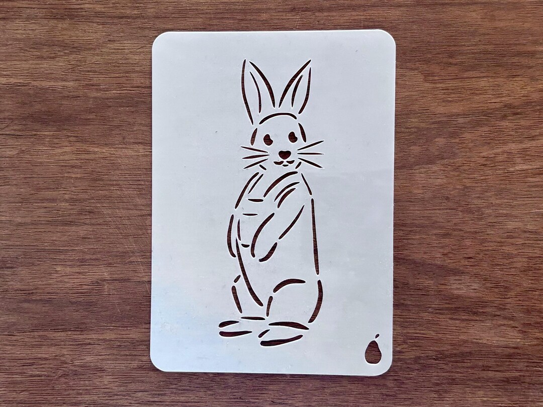 Rabbit Stencil, Craft Stencils, Custom Stencils - Etsy