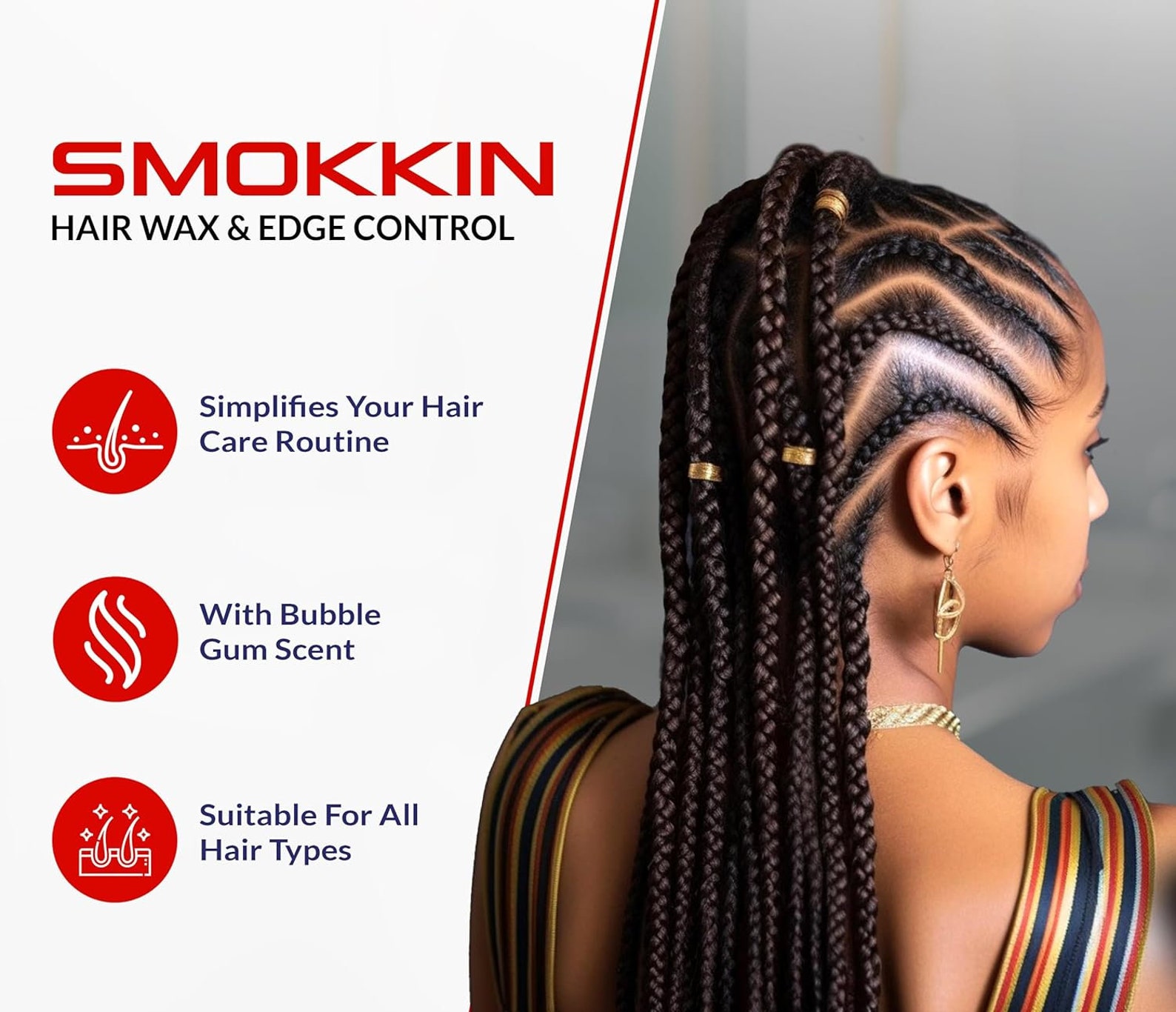 Strong Hold Hair Gel, Edge Control, Braiding Gel, Locking & Twist ...