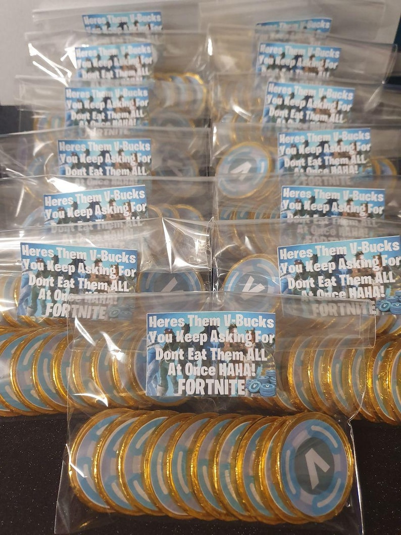 Fortnight Milk Chocolate Coins - Etsy UK