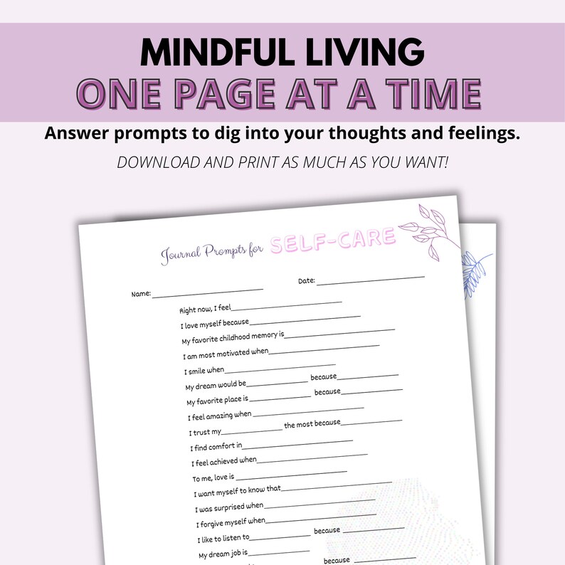 Mental Health Printable Bundle, Mental Health Trackers, Mental Health ...