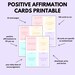 Printable Cards Bundle, Affirmation Cards, Self-care Cards, Journal ...