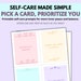 Printable Cards Bundle, Affirmation Cards, Self-care Cards, Journal ...