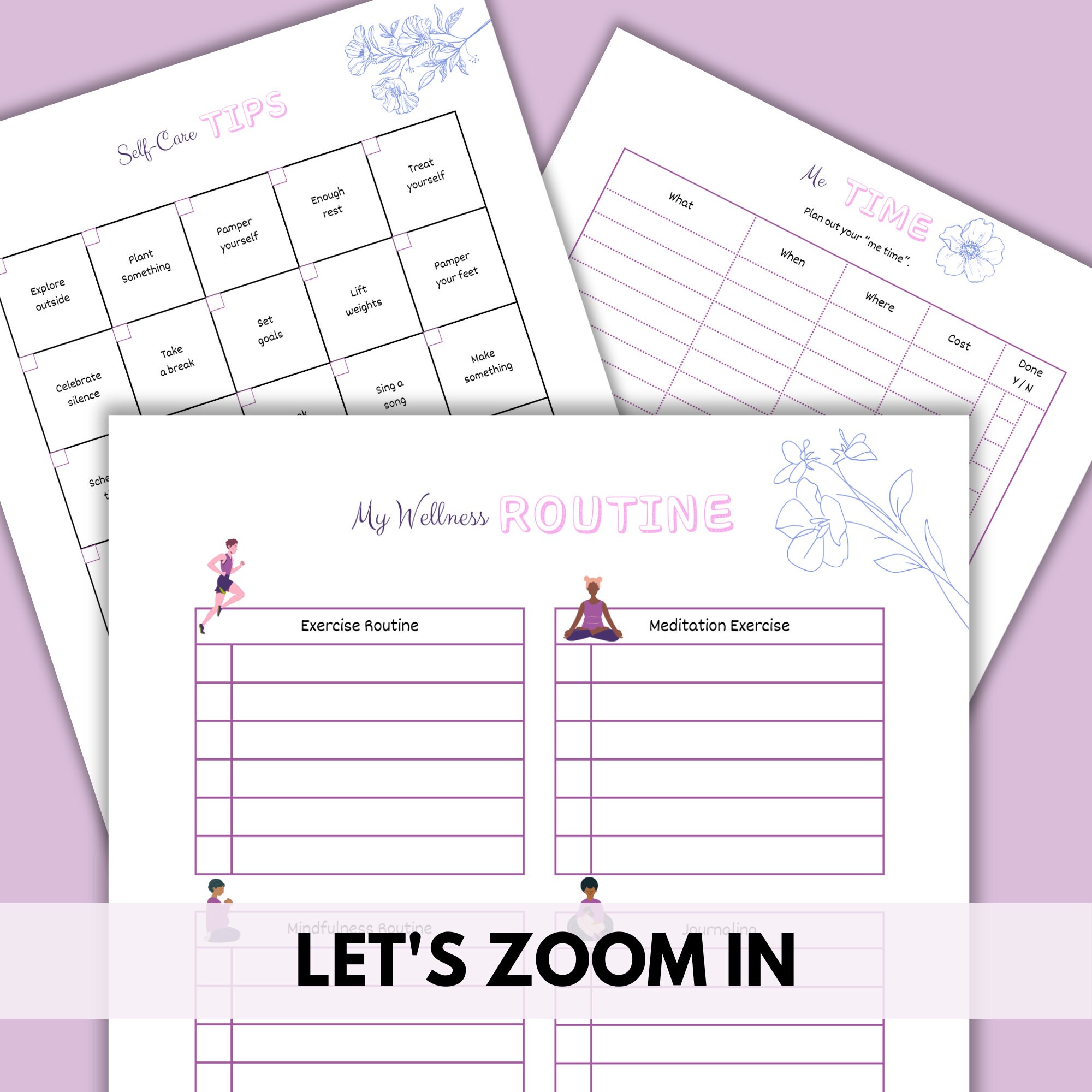 Mental Health Printable Bundle Mental Health Trackers Mental Health ...