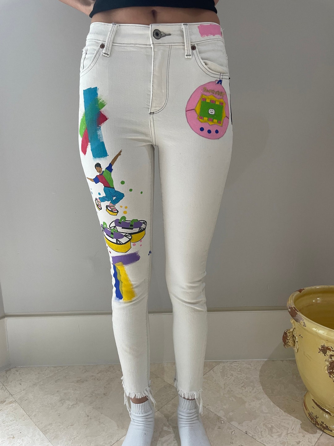 Custom 90s Toy Treasure Jeans - Etsy