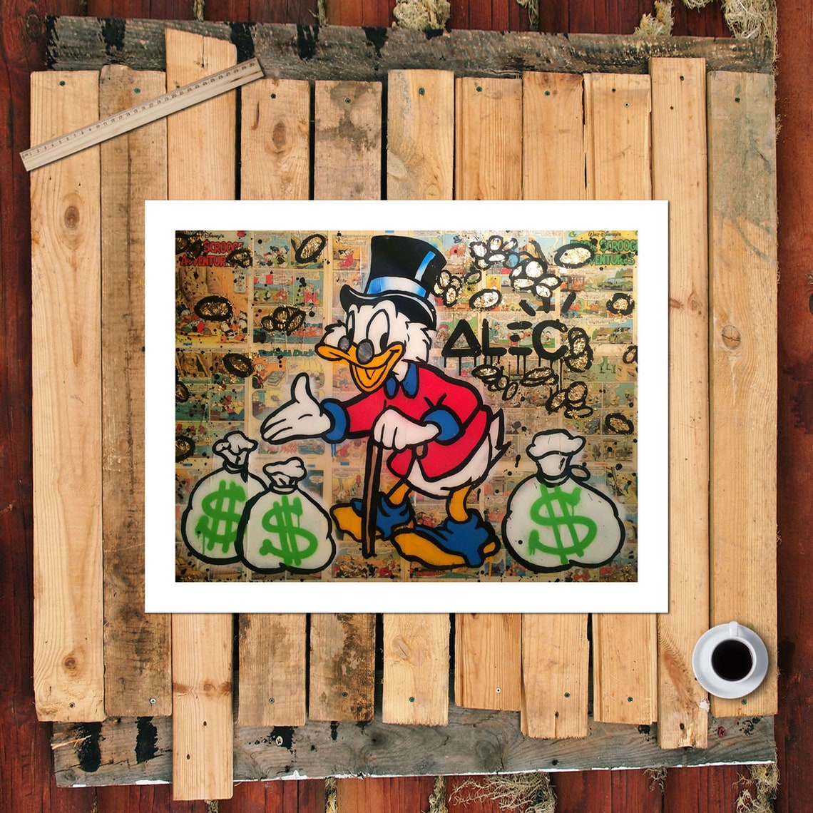 Alec Monopoly Waterproof Vinyl Fabric Canvas HD Print, Wall Home Decor ...