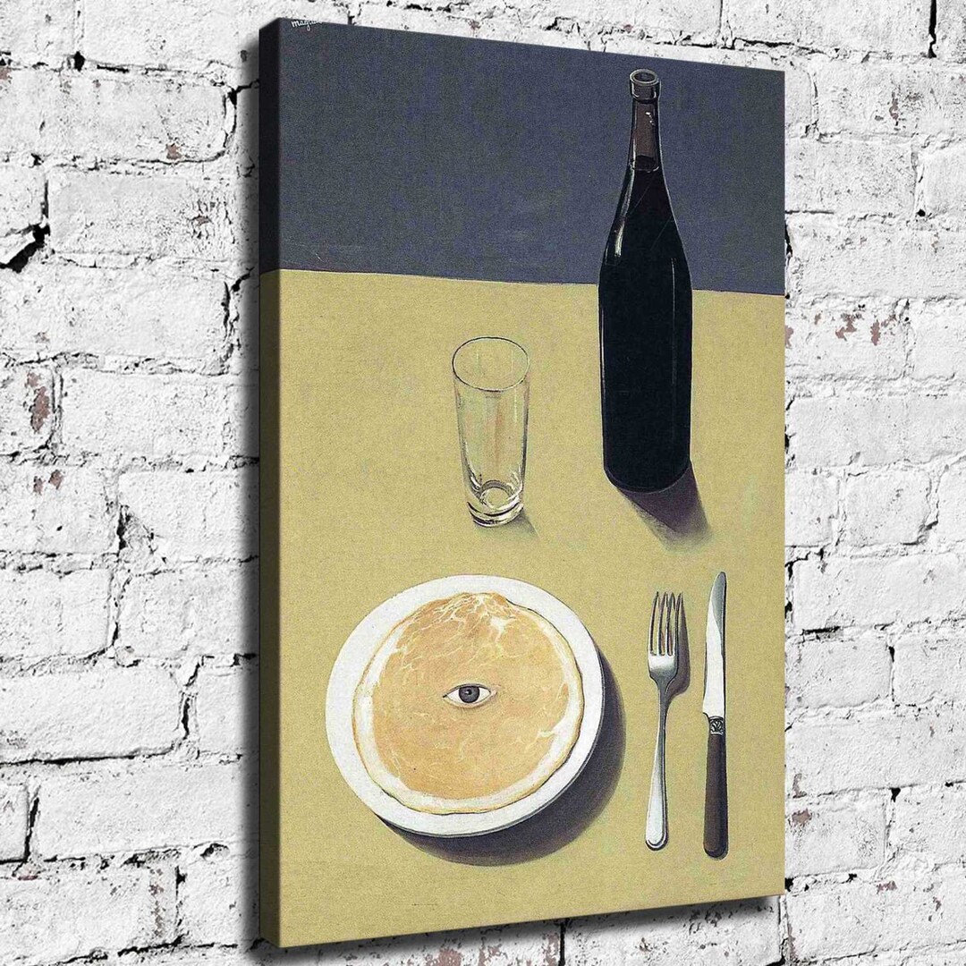 36x24 Inches Rene Magritte "portrait, 1935" New HD Print on Canvas ...