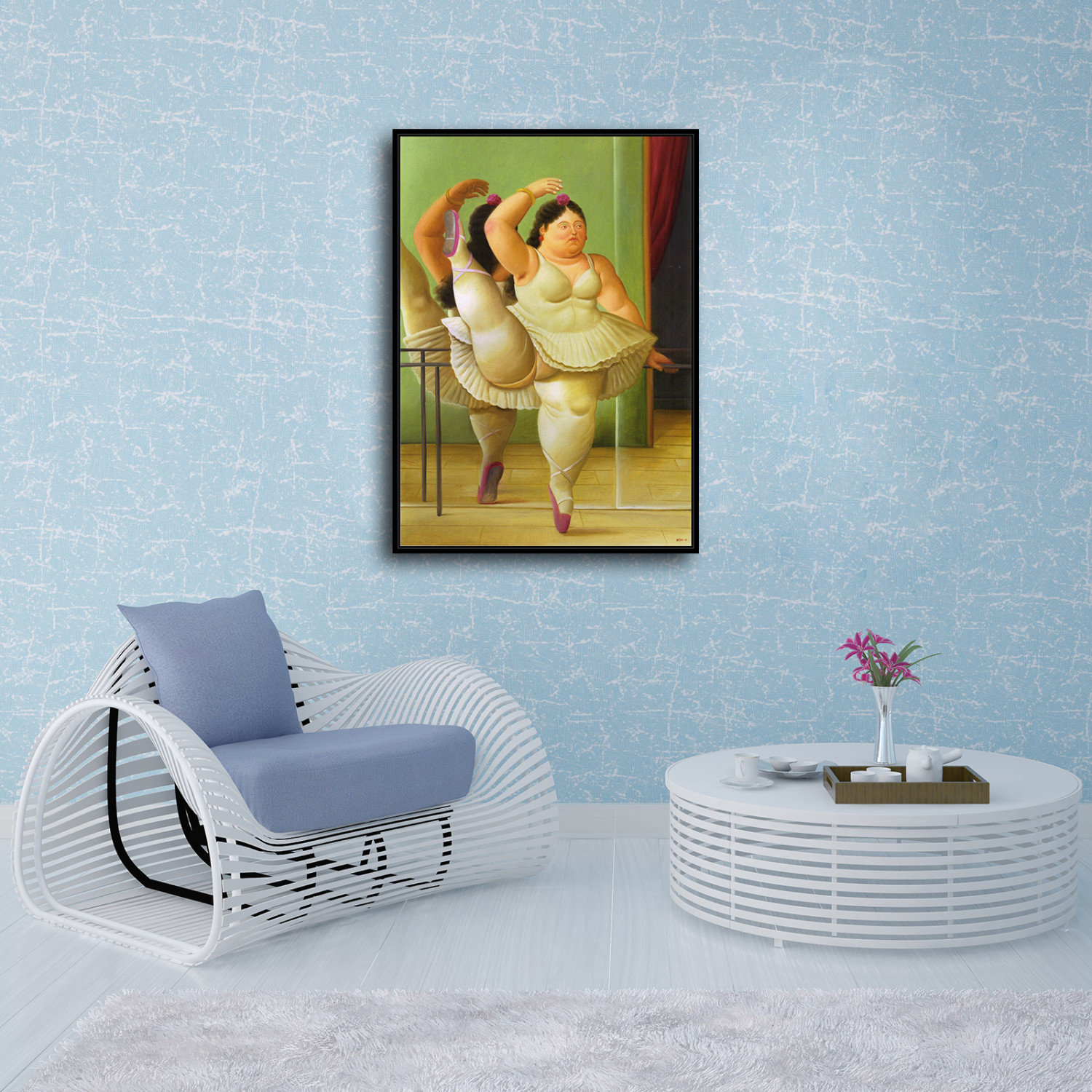 30x24 Inches Fernando Botero Inspired Art Print. New HD Print. Canvas ...