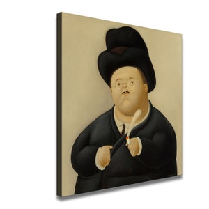 Fernando Botero Waterproof Vinyl Fabric Canvas HD Print, Wall Home ...