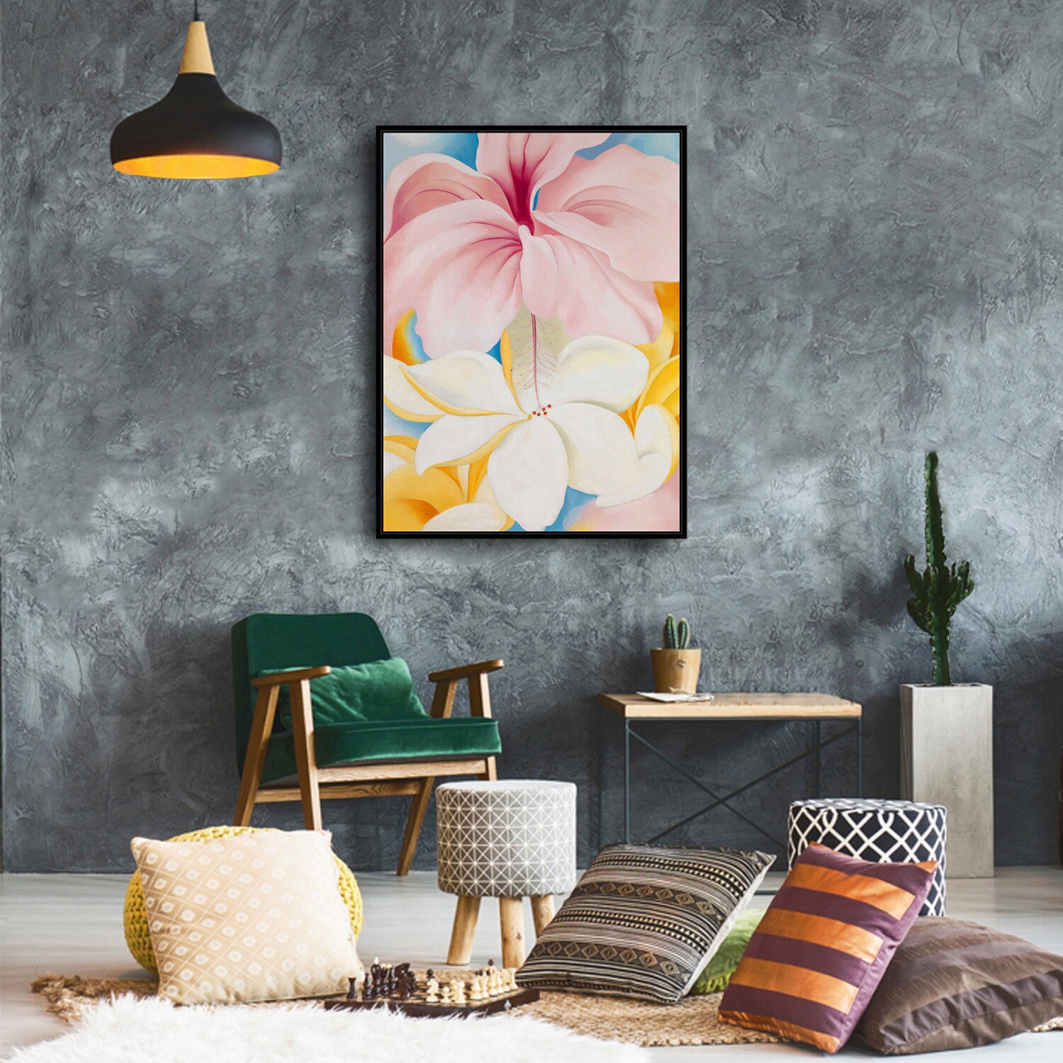 30x24 Inches Georgia Okeeffe Inspired Art Print. New HD Print. Canvas ...