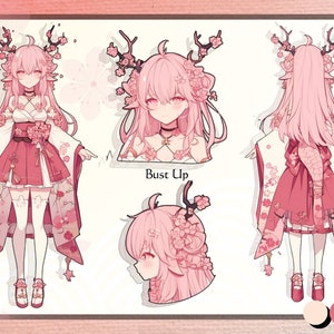 Character Reference Sheet / Vtuber Reference Sheet / Anime Reference ...