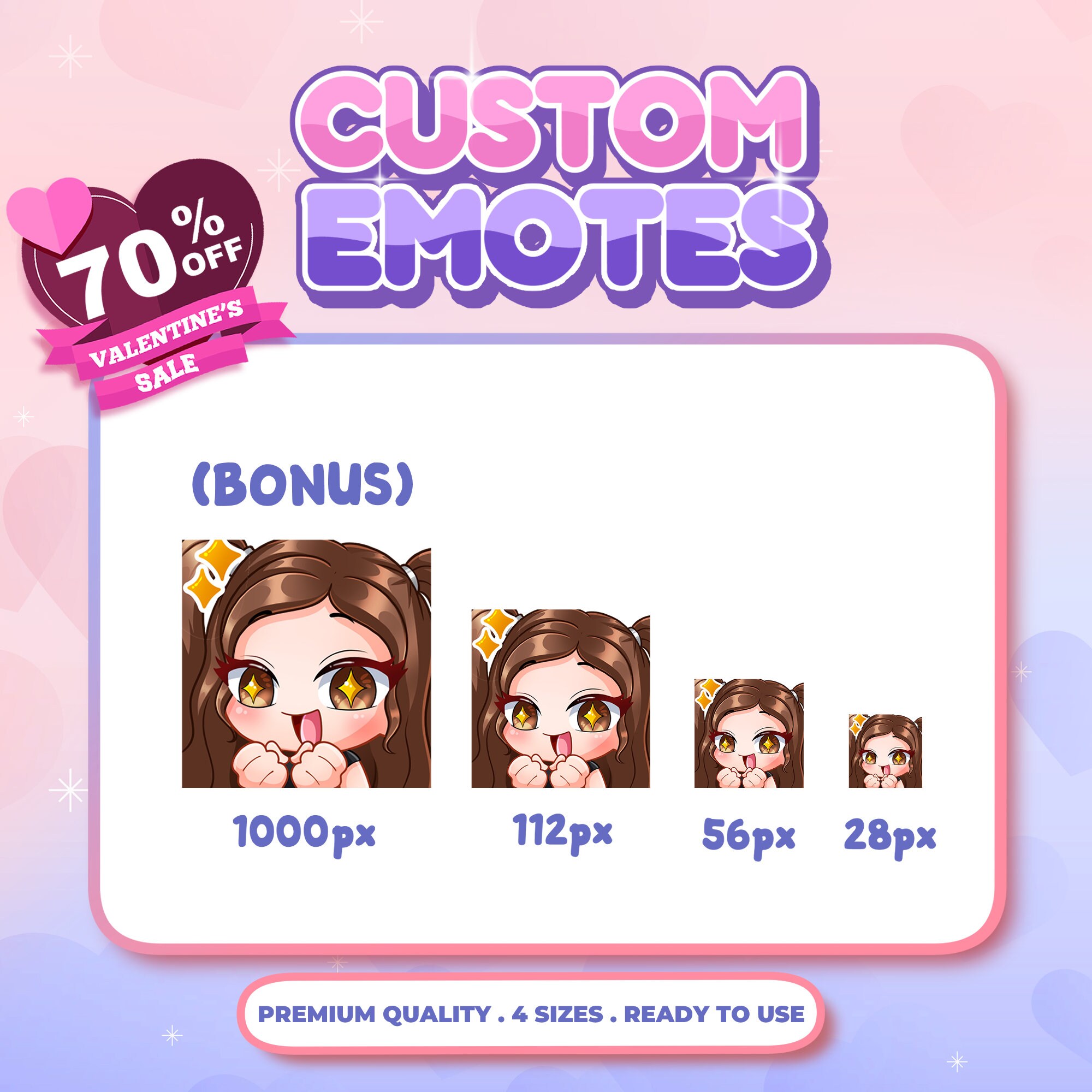 CUSTOM EMOTES High Quality Custom Emotes Premium, Twitch Emotes for ...