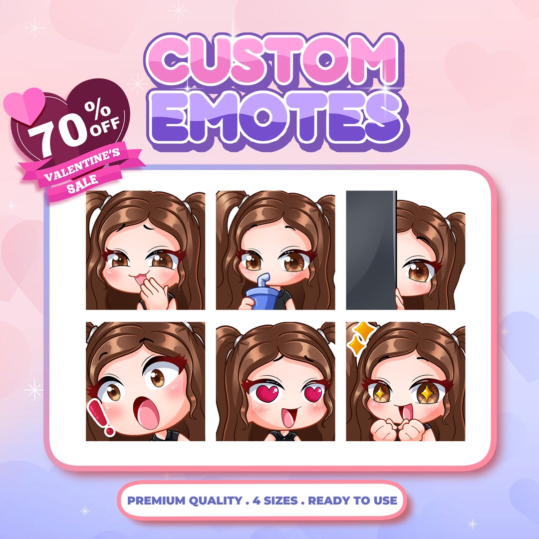 CUSTOM EMOTES High Quality Custom Emotes Premium, Twitch Emotes for ...