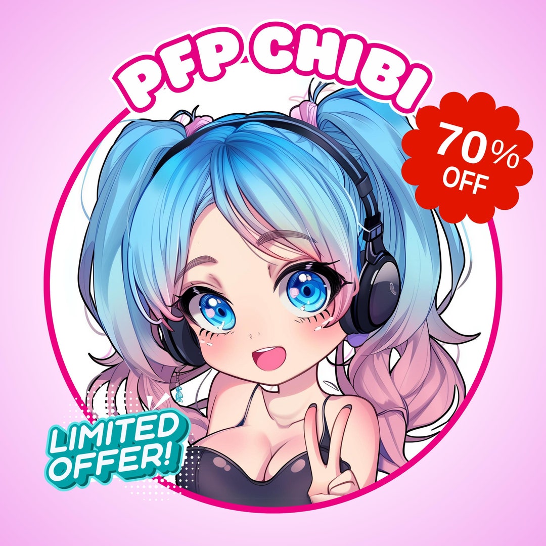 PFP personnalisé Chibi PFP Icône de profil Commission PPP Chibi PFP ...