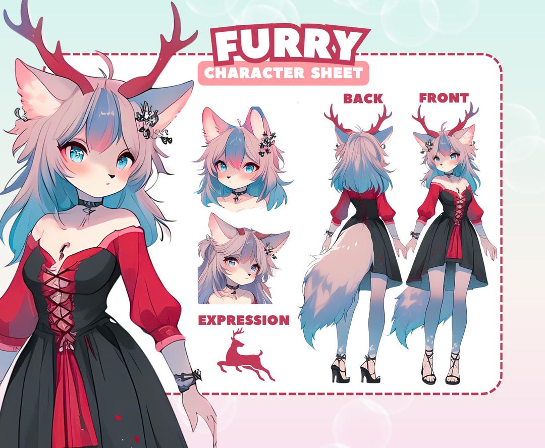 Character Reference Sheet / Vtuber Reference Sheet / Anime Reference ...