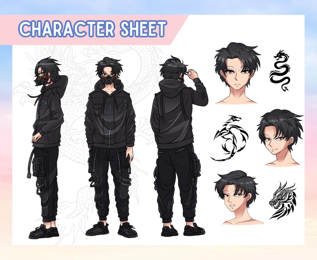 Character Reference Sheet / Vtuber Reference Sheet / Anime Reference ...