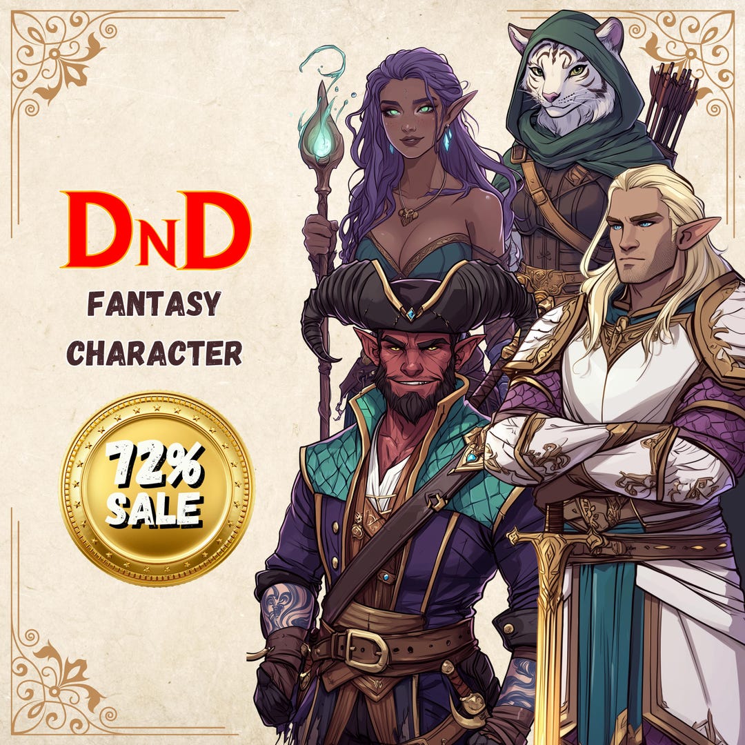 Custom DND CHARACTER, Dnd Art, Dnd Party, Dnd Commission, Dnd Portrait, Dnd, Dungeons and ...