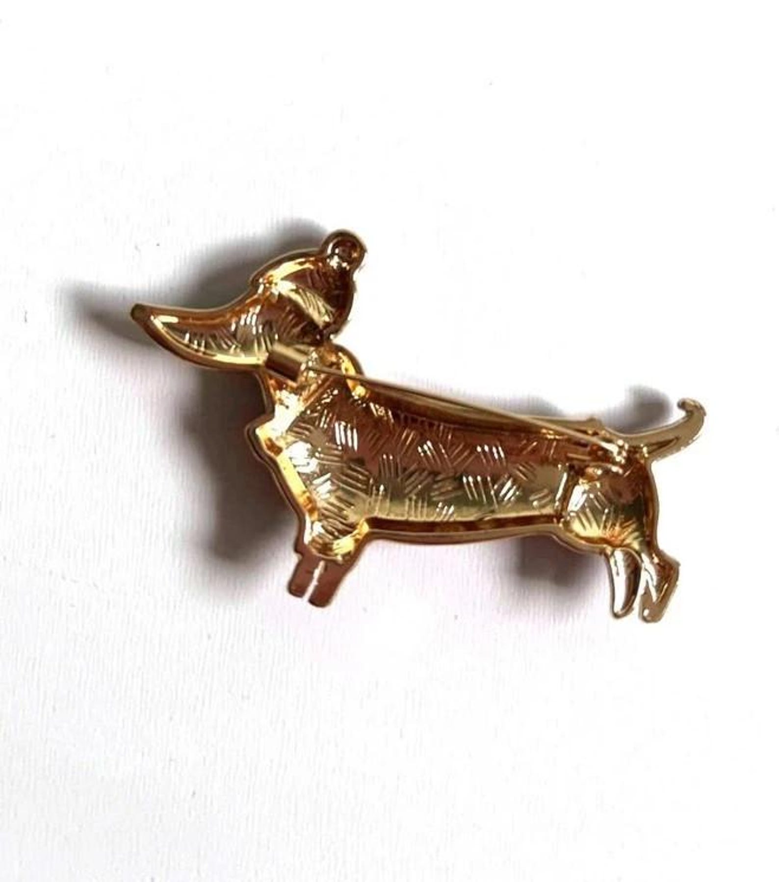 Enamel Dachshund Dog Brooch Pin | Dachshund in Sweater and Hat | Dog ...