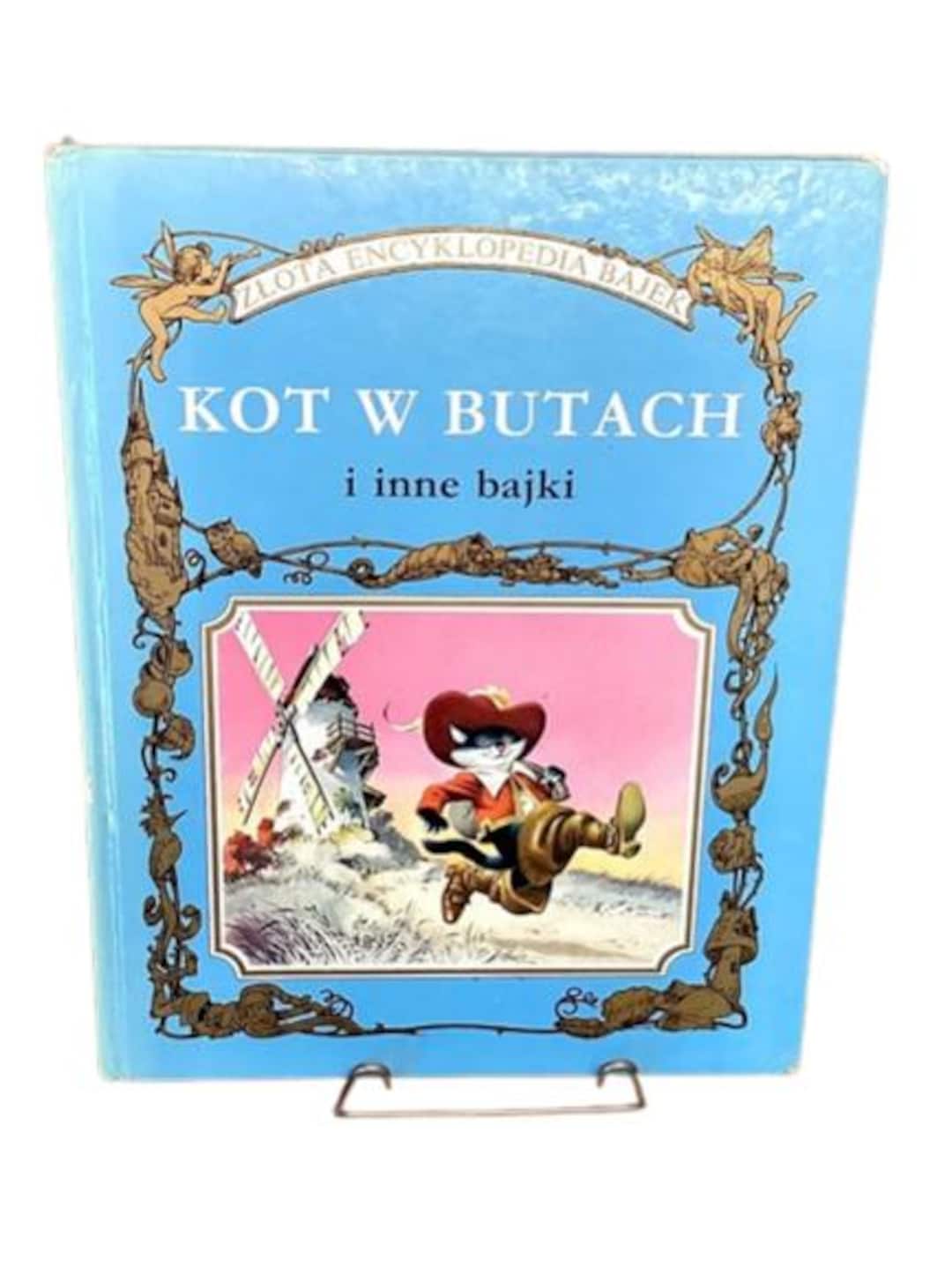 1991 Złota Encyklopedia Bajek Kot W Butach I Inne Bajki | Vintage Polish Book | Polska Książka ...
