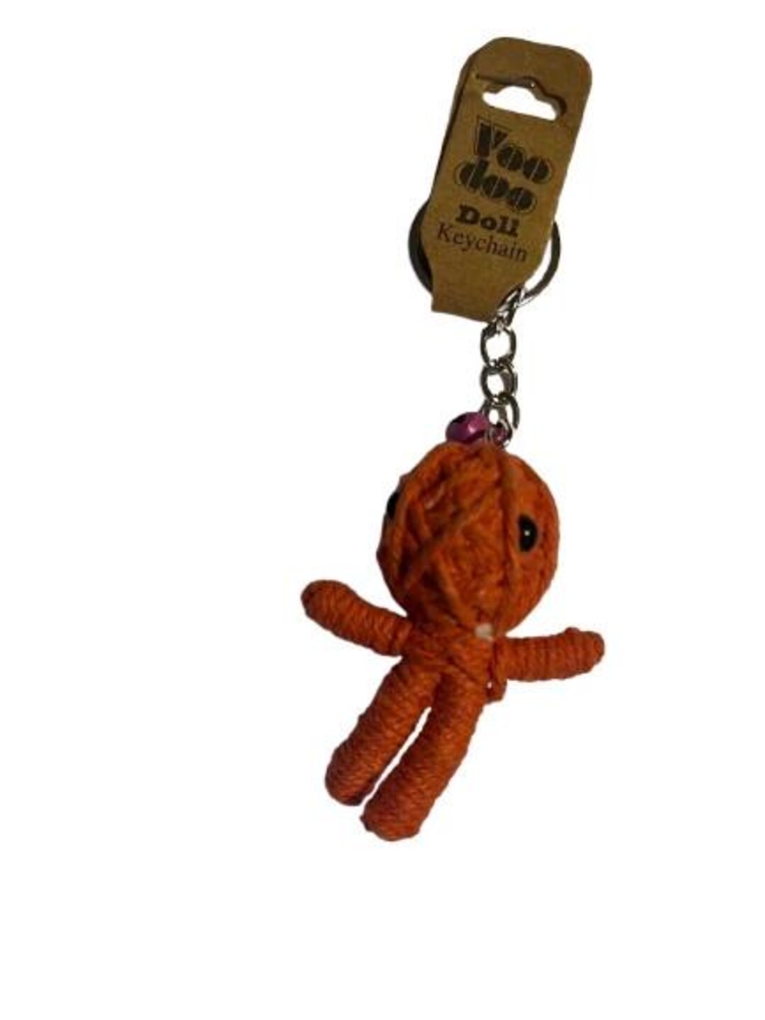 Mini Voodoo Doll Keychain | Handmade Orange String Doll | Goth Gift ...