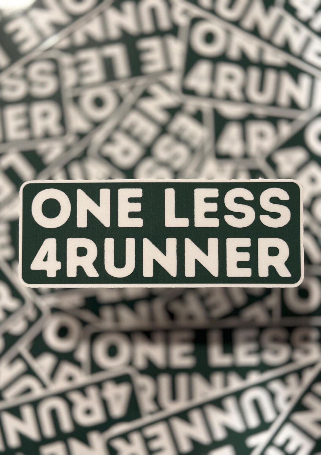 ONE LESS 4RUNNER - Sticker Decal - Etsy