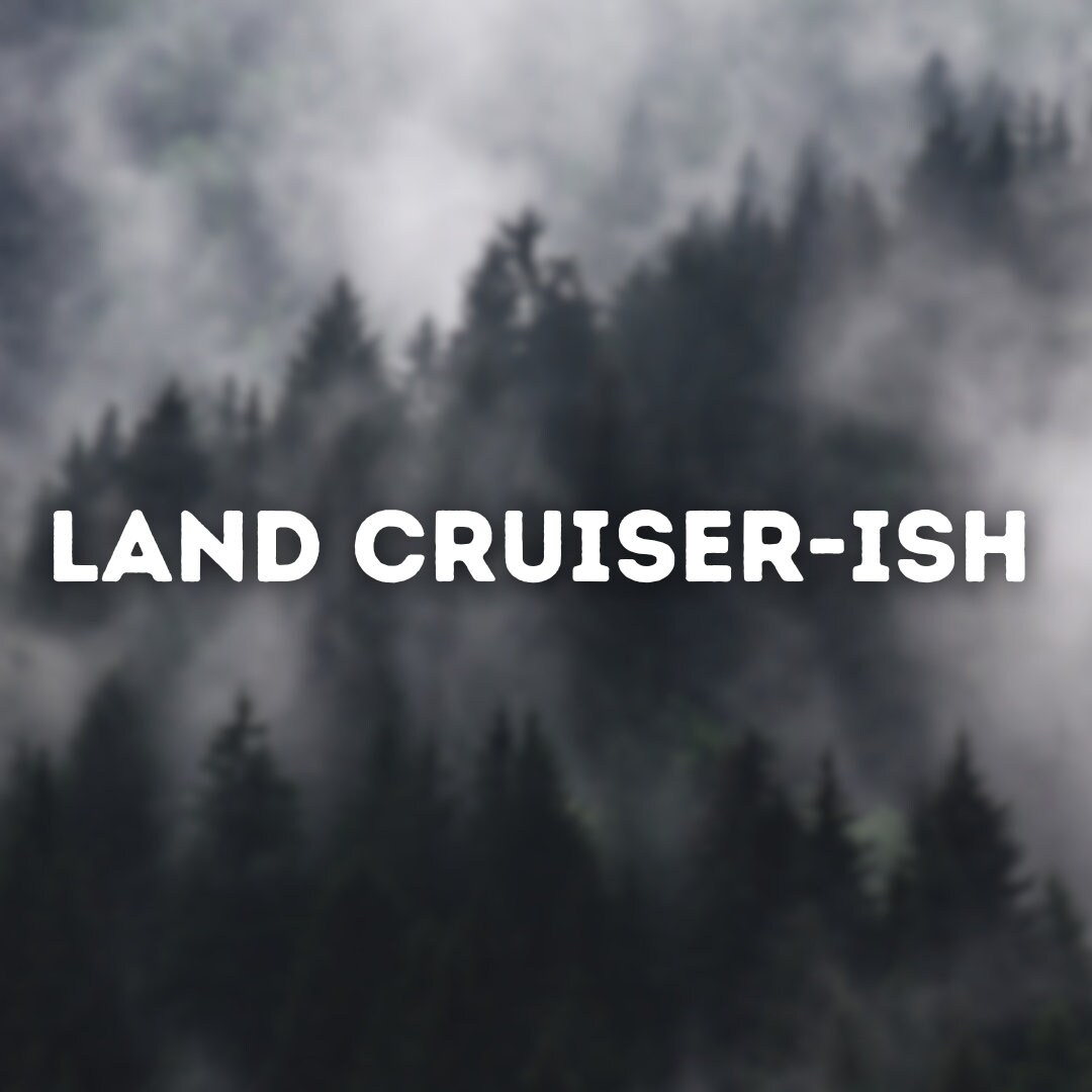 LAND CRUISER-ISH - Sticker Decal - Etsy
