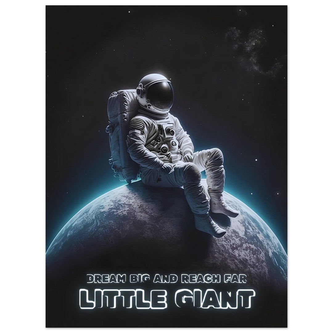 Astronaut Posters on the Moon, Reflective Astronaut Posters, Wise ...