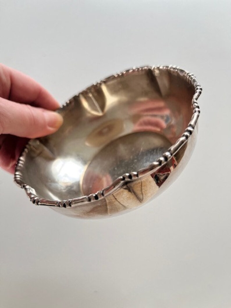 Vintage Prima NS Swedish Silver Plated Bowl - Etsy