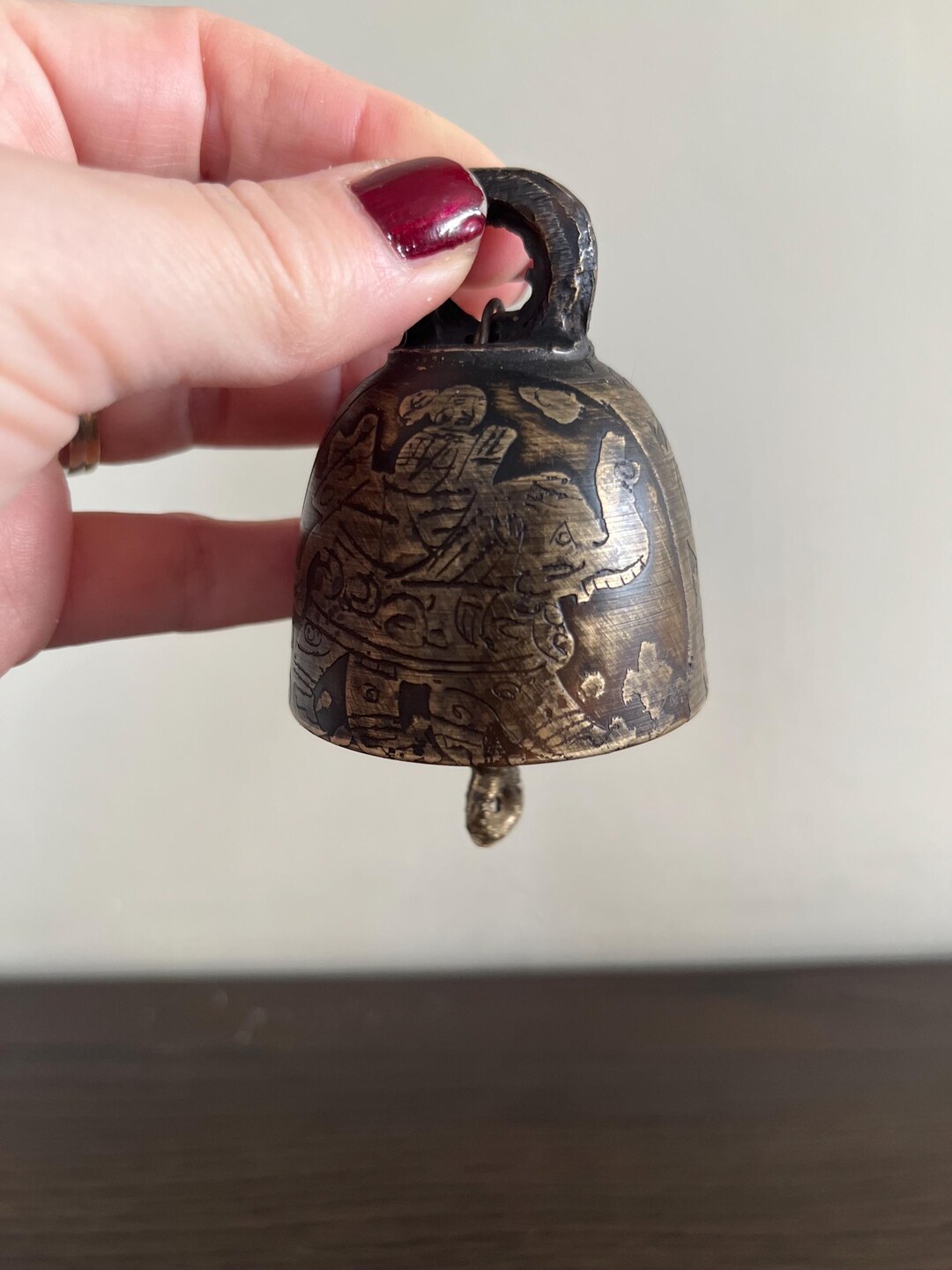 Vintage Bronze Bell Indian Festivale Cowbell - Etsy