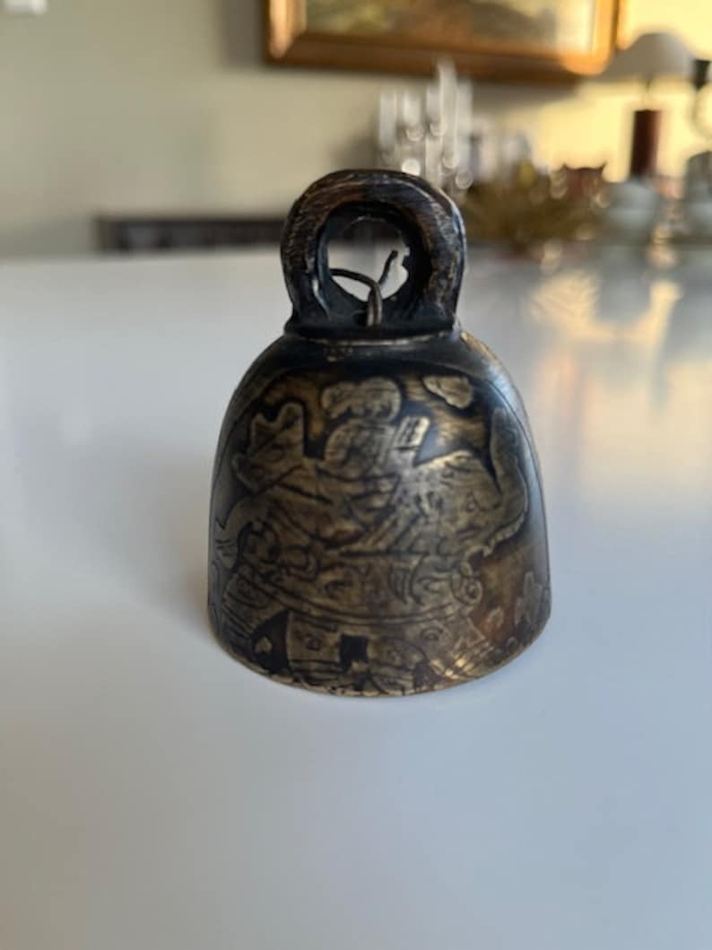 Vintage Bronze Bell Indian Festivale Cowbell - Etsy