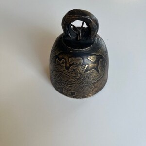 Vintage Bronze Bell Indian Festivale Cowbell - Etsy