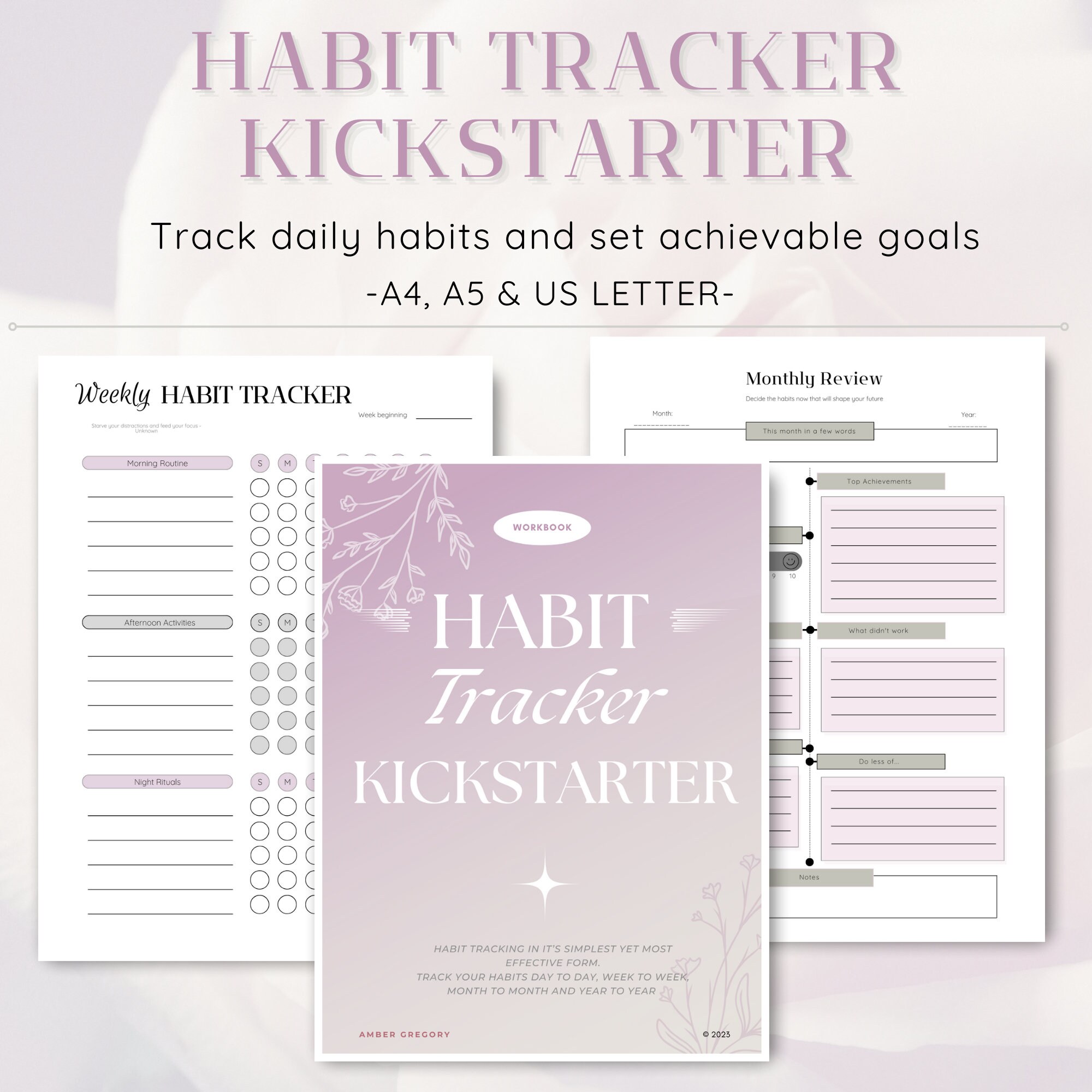 Habit Tracker Printable Busy Mum Digital Goal Tracker Sheet - Etsy