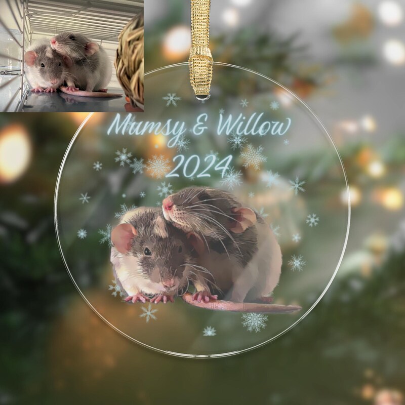 Christmas Rat Decorations - Etsy