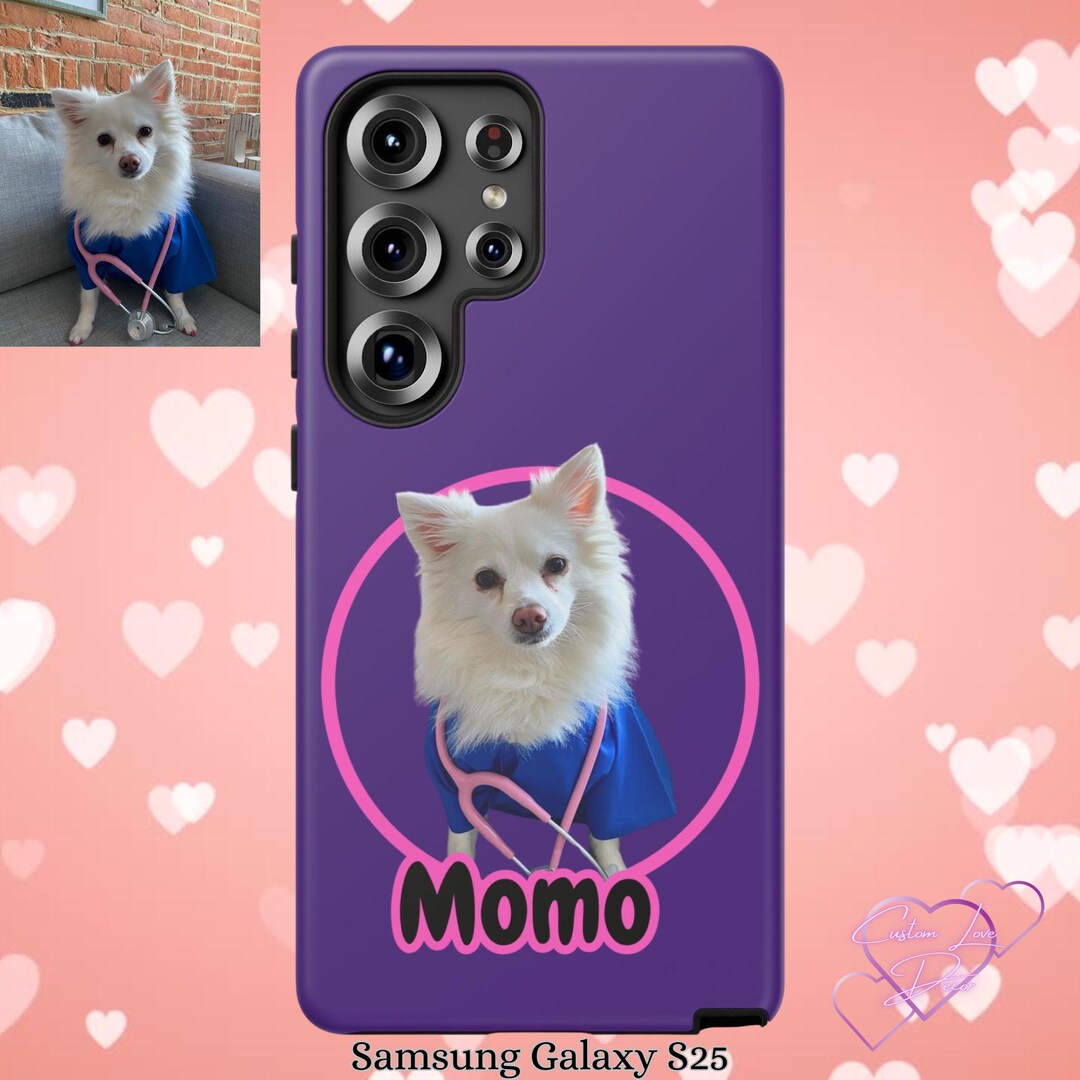 Custom Pet Phone Case Using Photo, Personalized Dog Phone Case, Samsung ...