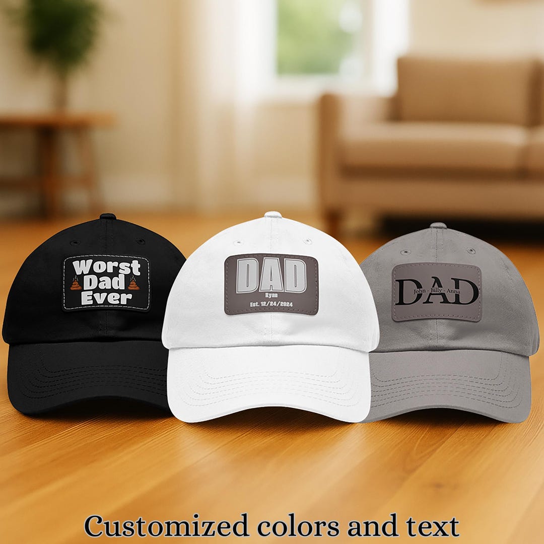 Custom Dad Hat | Fathers Day Gift | Custom Dad Cap | Papa Cap | Gift ...