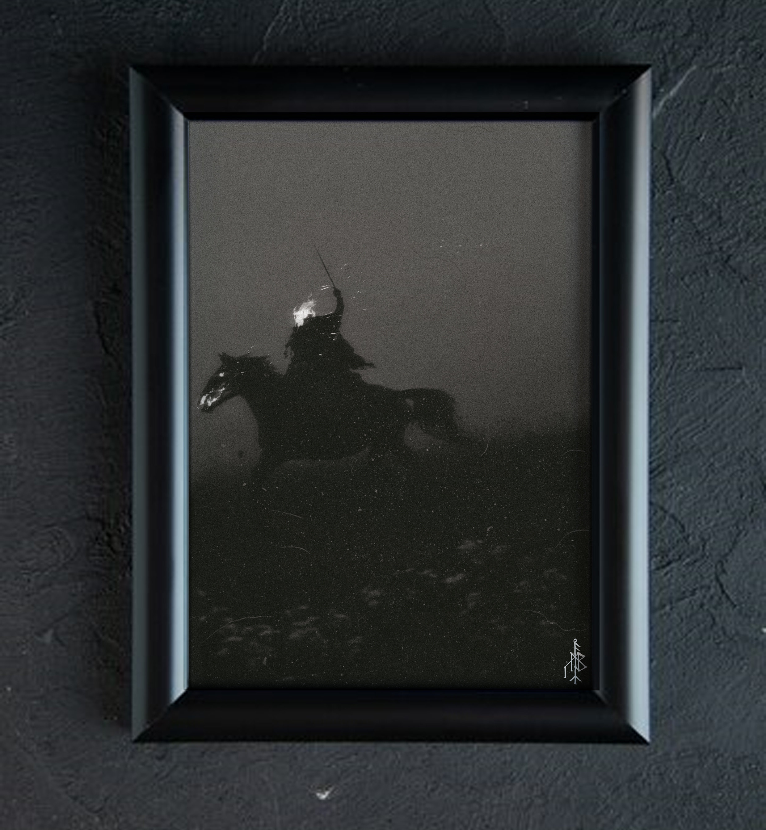 Dullahan Print, Dullahan A4 Poster, Illustration Print - Etsy