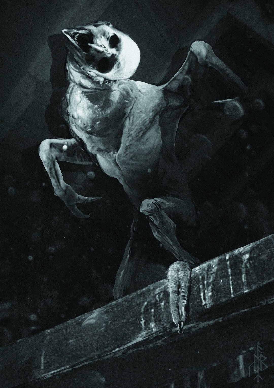 Strzyga Print, Strzyga A4 Poster, Illustration Print - Etsy