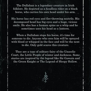 Dullahan Print, Dullahan A4 Poster, Illustration Print - Etsy