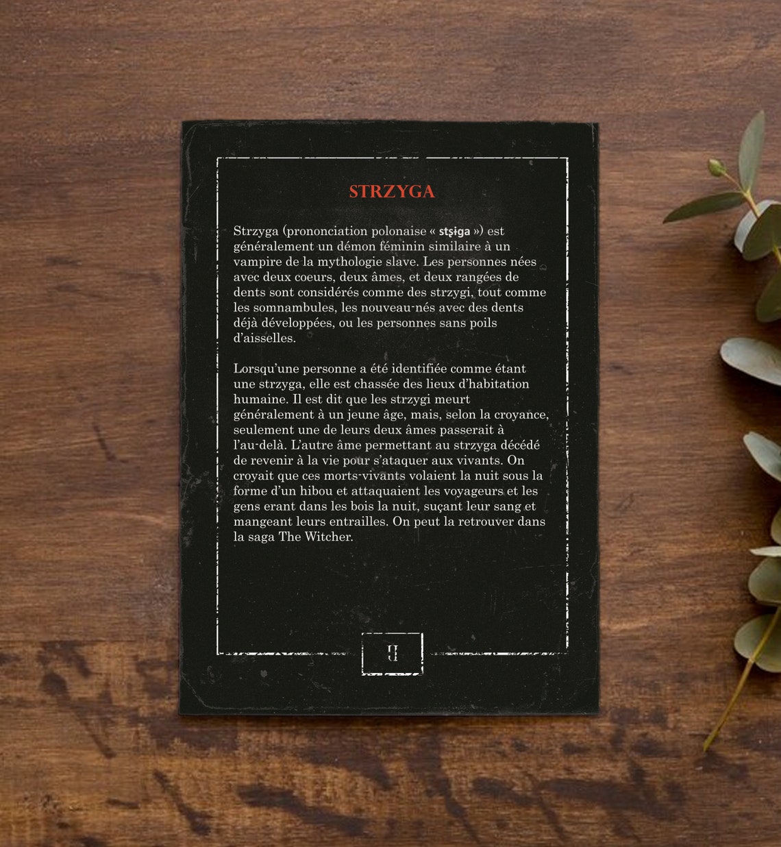 Strzyga Print Strzyga A4 Poster Illustration Print - Etsy