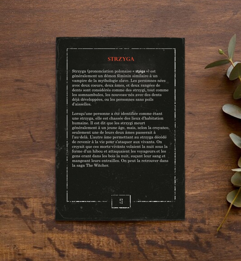 Strzyga Print Strzyga A4 Poster Illustration Print - Etsy