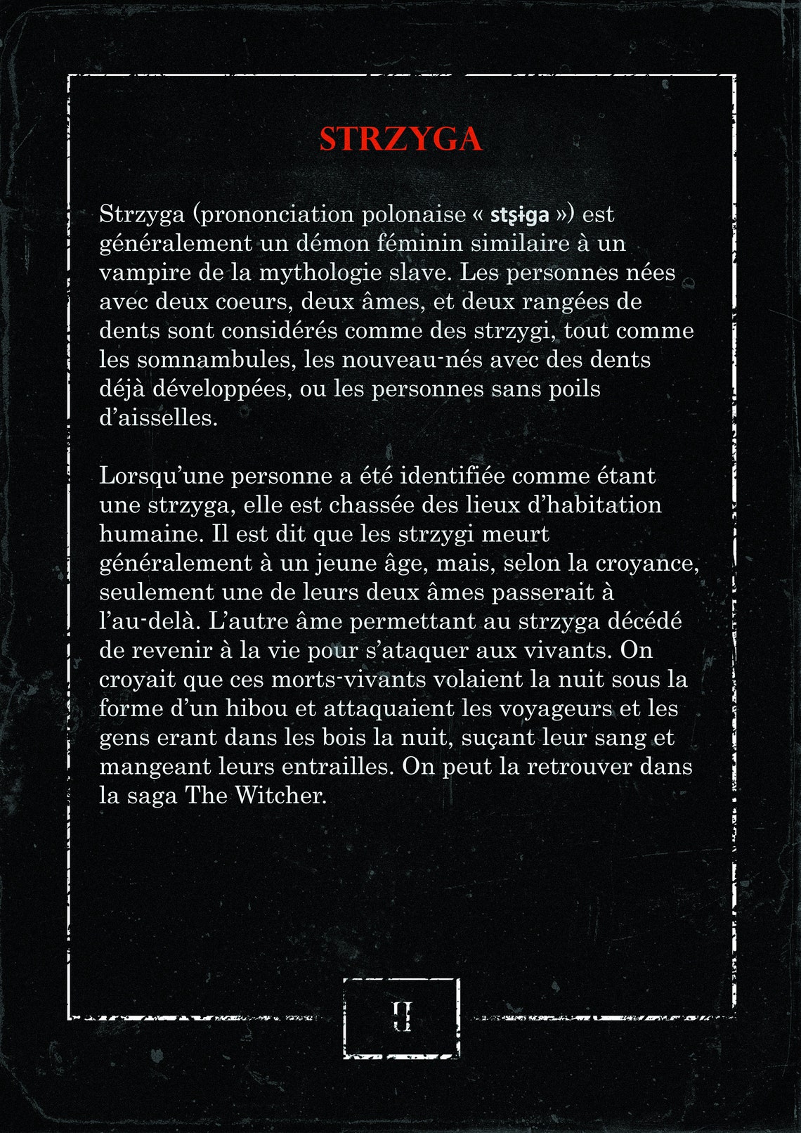 Strzyga Print, Strzyga A4 Poster, Illustration Print - Etsy